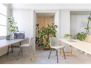 HAL SOFT TUBE STACKABLE Upholstered stackable fabric chair By Vitra ...