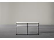 HARDY | Console table with shelving Rectangular wooden console table ...