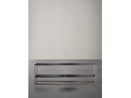 HARDY | Console table with shelving Rectangular wooden console table ...