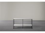 HARDY | Console table with shelving Rectangular wooden console table ...