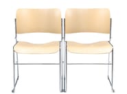 40/4 Stackable sled base chair By Howe | design David Rowland