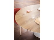 Table laquée ronde ILLO DINING Collection Illo By Miniforms