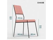 Upholstered fabric chair IMPALA© | Chair IMPALA© Collection By AIRBORNE ...