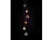 LED glass and aluminium pendant lamp INFINITY MODERN PENDANT Da Vinci ...