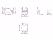 ISABEL | Armchair By FLEXFORM design Carlo Colombo