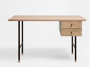 JUGEND | Writing desk Rectangular wood veneer writing desk By Woodman ...