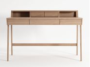 K/DESK | Writing desk with drawers By KARPENTER design Hugues Revuelta