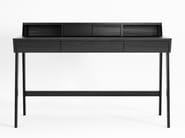K/DESK | Writing desk with drawers By KARPENTER design Hugues Revuelta