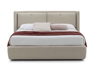 KATE Storage bed with upholstered headboard By Bolzan