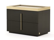 KENSINGTON Rectangular wood veneer bedside table with drawers By Stylish Club | design Rui Martins