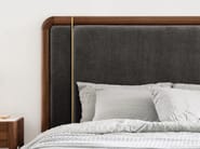 KILLIAN | Bed with high headboard Wooden bed with upholstered headboard ...