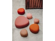 KIPU Upholstered fabric pouf By Lapalma | design Anderssen & Voll