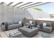 KUMO Sectional fabric sofa By MANUTTI