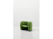 LAGOA Fabric easy chair with armrests By Tacchini | design Zanini de Zanine