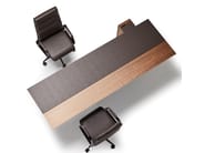 LAMESA | Executive desk Rectangular walnut executive desk By José ...