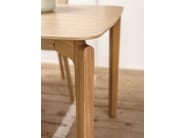 LEAF Rectangular wooden table By TON | design E-ggs