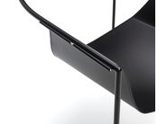 Tanned leather armchair with armrests LEMNI By Living Divani design Marco Lavit