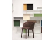 LEPEL QUILTED Upholstered chair with armrests By Casamania & Horm