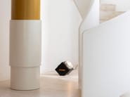 LED indirect light powder coated aluminium floor lamp LIGHT MACHINE By ...