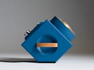 LED indirect light powder coated aluminium floor lamp LIGHT MACHINE By ...