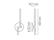 Adjustable wall lamp LIGHTSPRING By FLOS design Ron Gilad