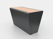 Modular steel and wood amphitheater LINGOTTO By Punto Design design ...