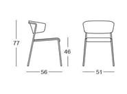 LISA WATERPROOF | Chair Lisa Collection By SCAB DESIGN design Marcello ...