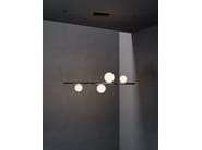 RANDOM STICK LED blown glass pendant lamp By LODES