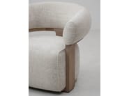 LOLA Fabric armchair with armrests By District Eight | design D8 Studio