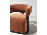 LOLA Fabric armchair with armrests By District Eight | design D8 Studio