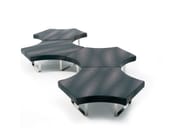 Upholstered bench LONGWAY M By Segis design Bartoli Design