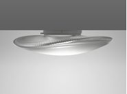 LOOP LED blown glass ceiling lamp By Fabbian | design Constance Guisset