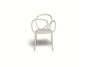 LOOP | Chair with integrated cushion By Qeeboo design FRONT