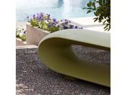LOOP MOLESKIN garden bench By Serralunga