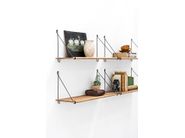 Bamboo wall shelf LOOP SHELF By We Do Wood design Sebastian Jørgensen