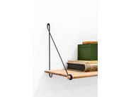 Bamboo wall shelf LOOP SHELF By We Do Wood design Sebastian Jørgensen