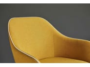 LORD Fabric chair with armrests and beech legs By grado design | design ...