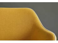 LORD Fabric chair with armrests and beech legs By grado design | design ...