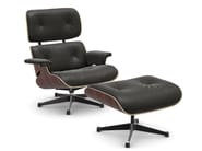 LOUNGE CHAIR & OTTOMAN PALISSANDRO armchair By Vitra design Charles & Ray Eames