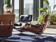 LOUNGE CHAIR & OTTOMAN PALISSANDRO armchair By Vitra design Charles & Ray Eames