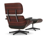 LOUNGE CHAIR & OTTOMAN PALISSANDRO armchair By Vitra design Charles & Ray Eames