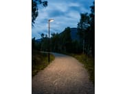 LP CAPSULE LED street lamp on pole By Louis Poulsen | design Henning Larsen
