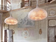 LUCE | Painted metal pendant lamp By Fisionarte design Domenico Rinaldi