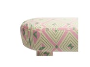 LUDMILA Upholstered fabric bench By POPUS EDITIONS | design Yannick Gicquel