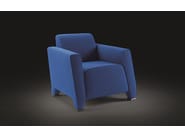 Upholstered fabric armchair with armrests MARTINI NINI By Promemoria ...