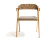 MATHILDA Stackable wooden chair with armrests By Moroso | design ...