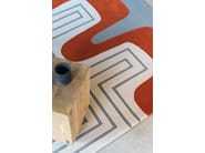 Patterned handmade wool rug MEANDER Collection II Collection By Dare to Rug