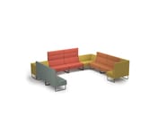 Divano modulare in tessuto con imbottitura ignifuga MEETER By SOFTREND ...