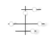 MIKADO 5 Wall lamp By Miloox