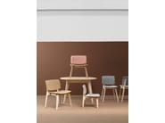 MIKADO XS Multi-layer wood kids chair By ONDARRETA | design Nadia Arratibel